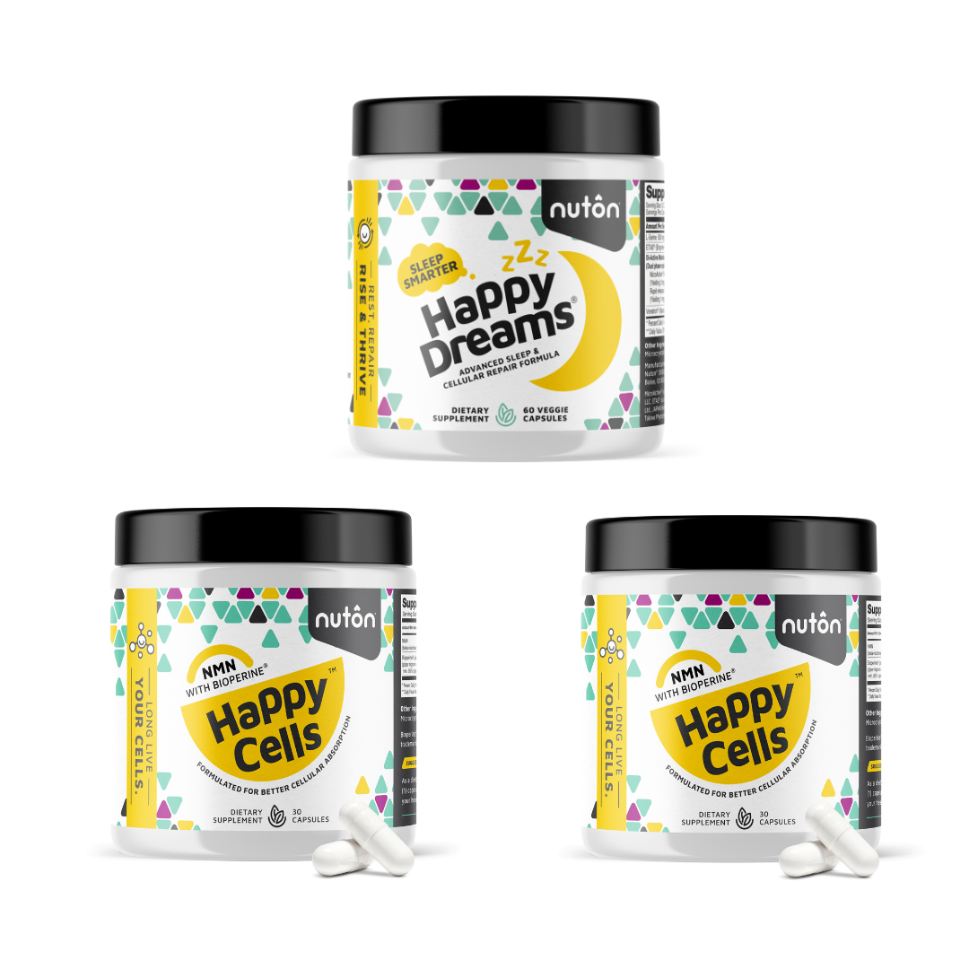 The Ultimate Happiness Bundle: 2 Happy Cells™ + 1 Happy Dreams™ – nuton