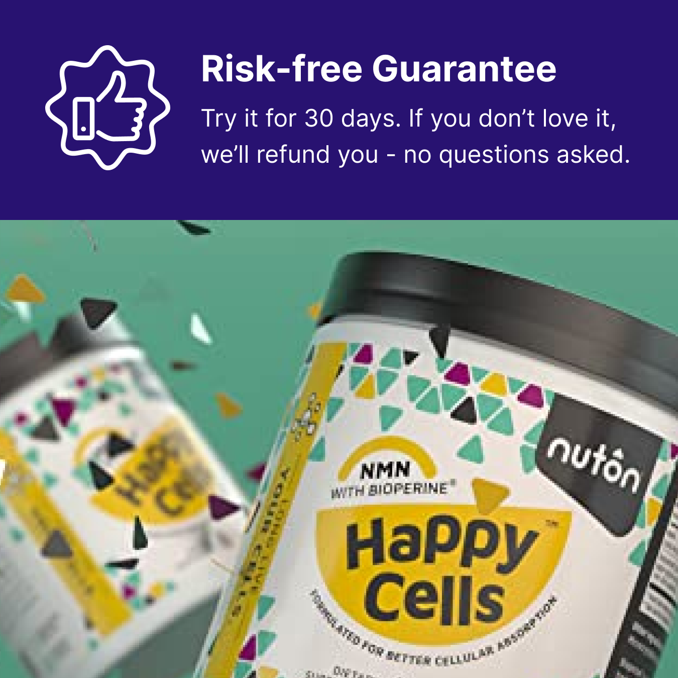 Happy Cells™ Anti-Aging NMN with Bioperine – nuton